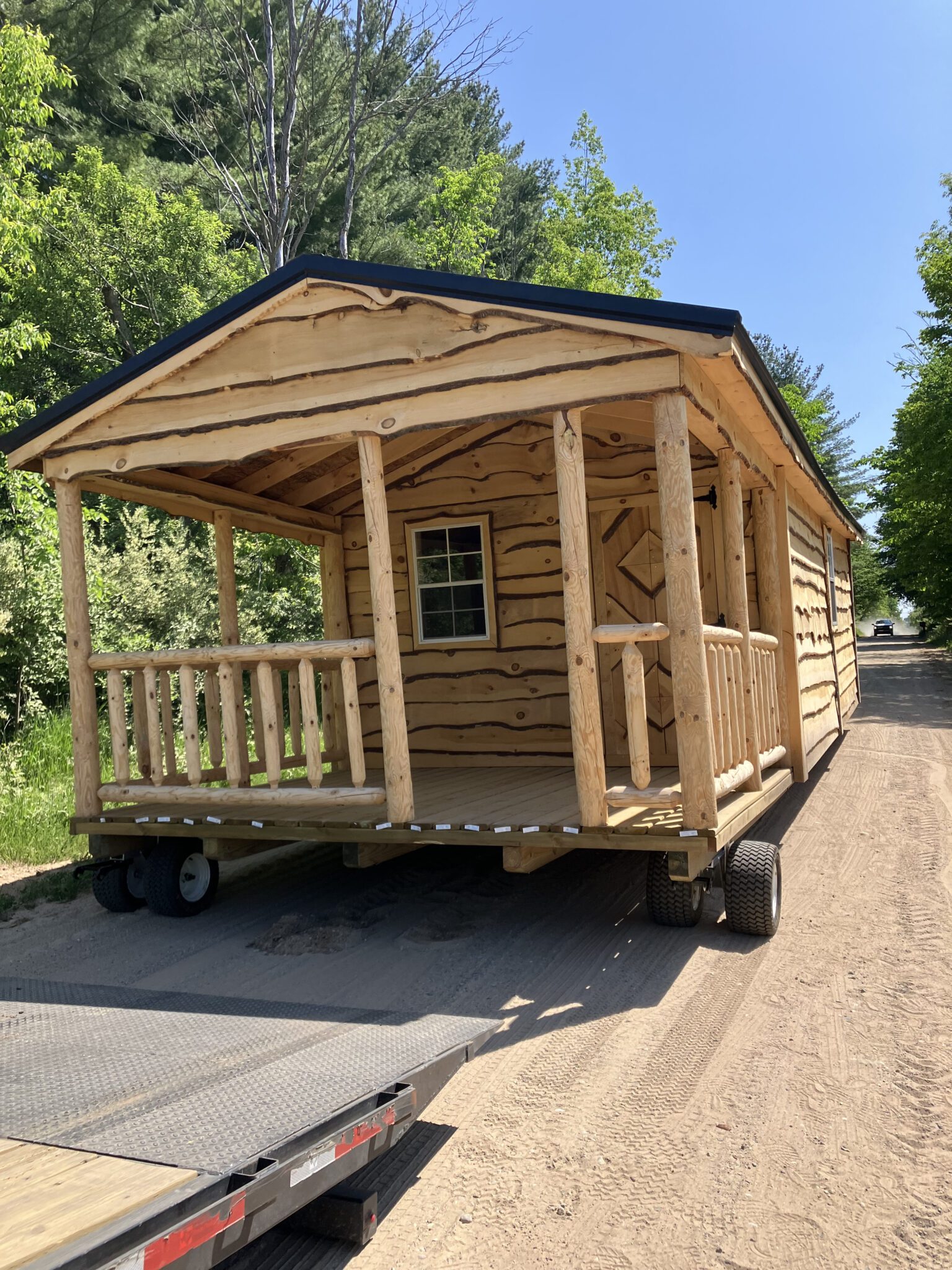 Amish Built Live Edge Cabins - Turkey Creek Outdoors